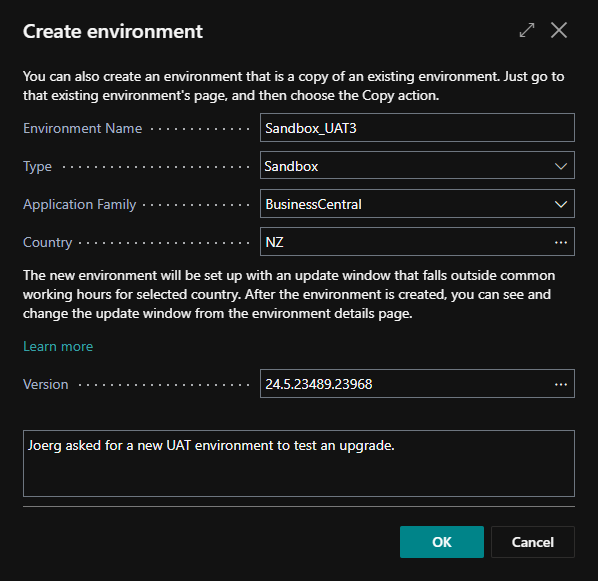 Environments | 365 Extensions